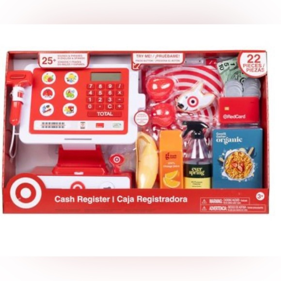 Target | Toys | New Kids Target Toy Cash Register Accessories 22 Pieces ...
